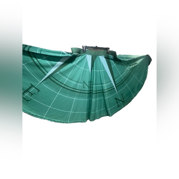 Svaha | Skirts | Svaha 5x Green Compass Themed Midi Twirl Skirt With ...